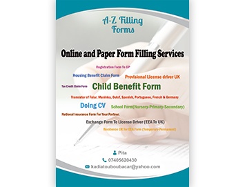 A-Z Filling Form Services Poster - SME Web Solutions